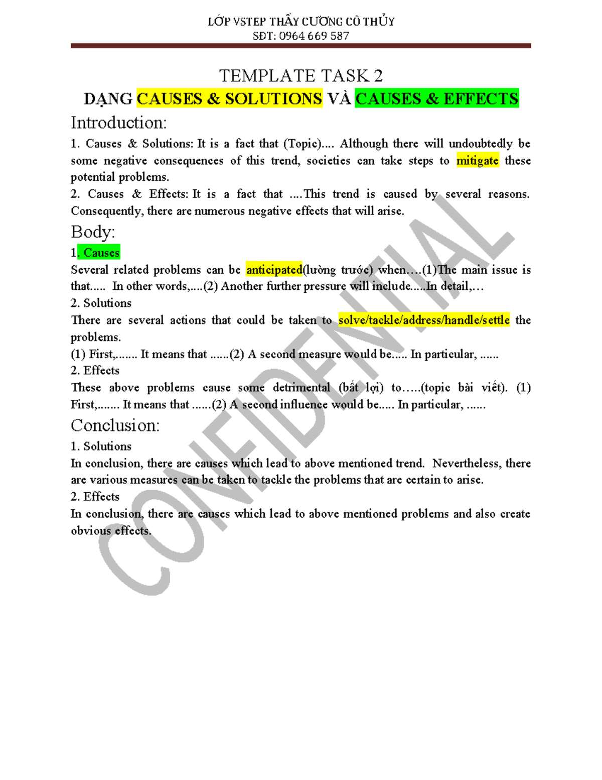 TEMPLATE TASK 2: CAUSES, SOLUTIONS & EFFECTS IN AGING POPULATIONS - Studocu