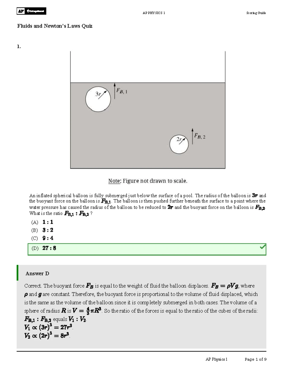 2025 Unit 3 Progress Check FRQ1 - Unit 3 FRQ I a) i iii) EFF=mar -FN-Fg z-man For + mgz muz Fn r ...