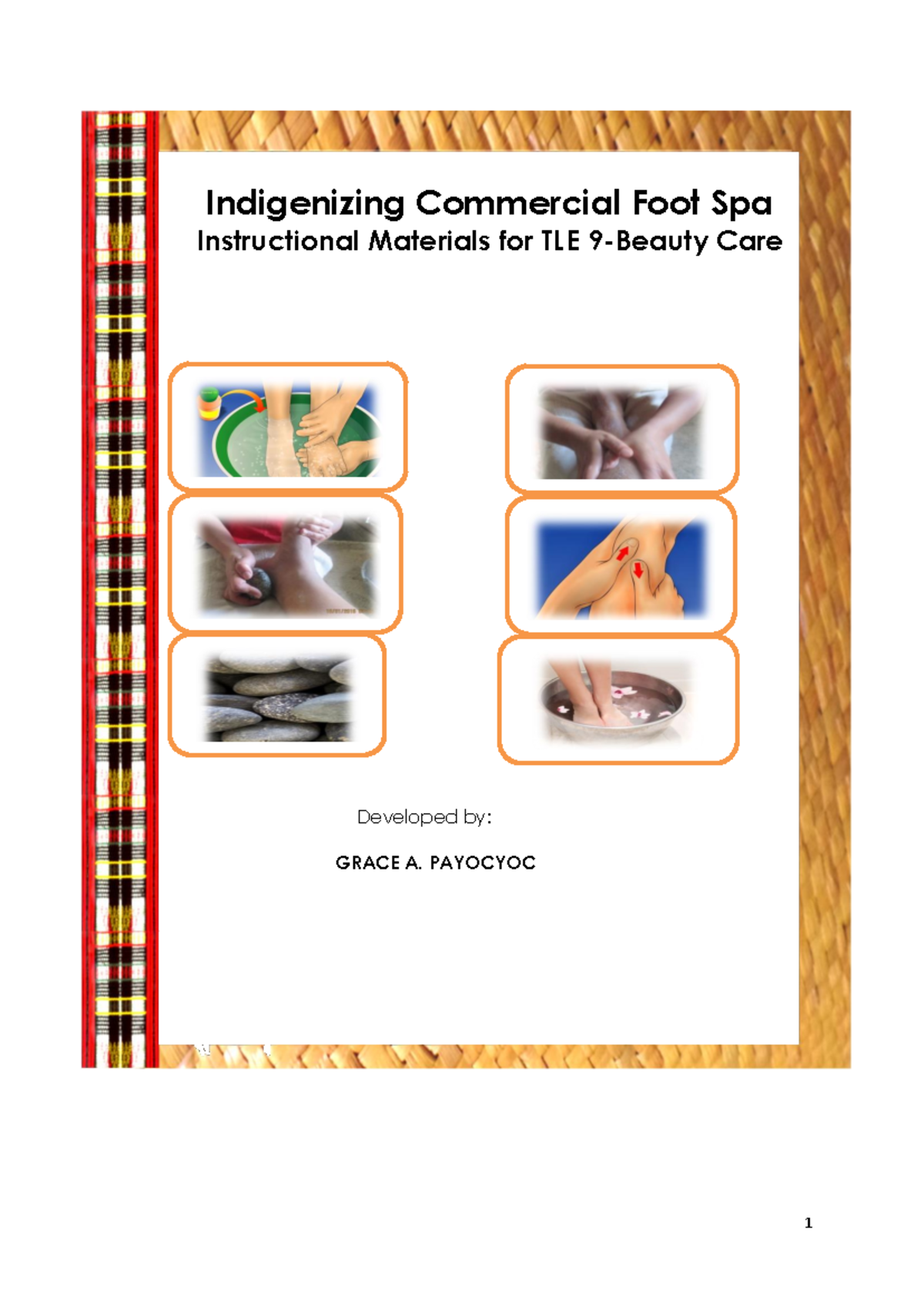 TLE 9-BEAUTY CARE: Indigenizing Commercial Foot Spa Instructional ...