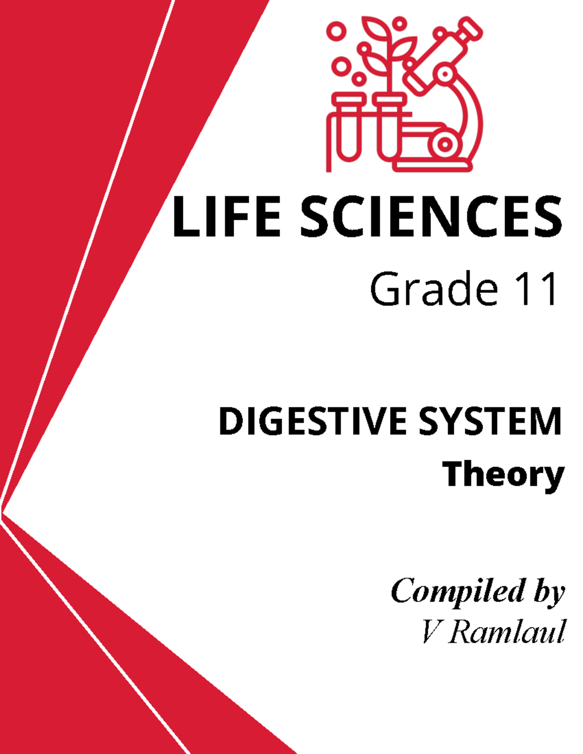 Gr11 LS Digestive System Theory Notes and Key Terminology - Studocu
