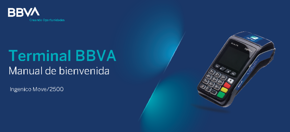 Manual de Bienvenida para Terminal BBVA - Cálculos y Funcionalidades ...