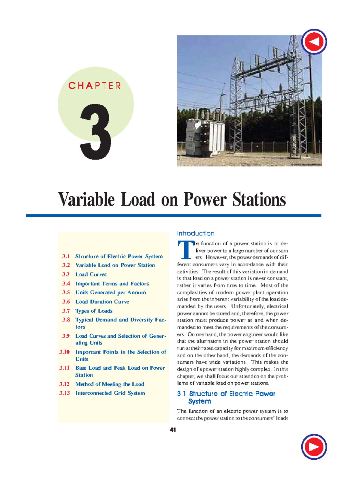 Ch 3 - Principles of Power Systems: Understanding Variable Loads - Studocu