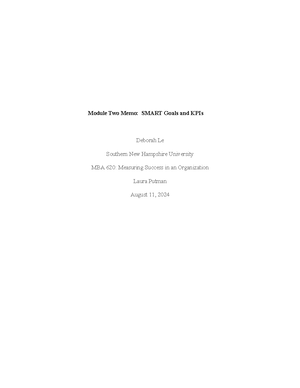 MBA 580: Module 10 Executive Summary on Innovation Strategies - Studocu