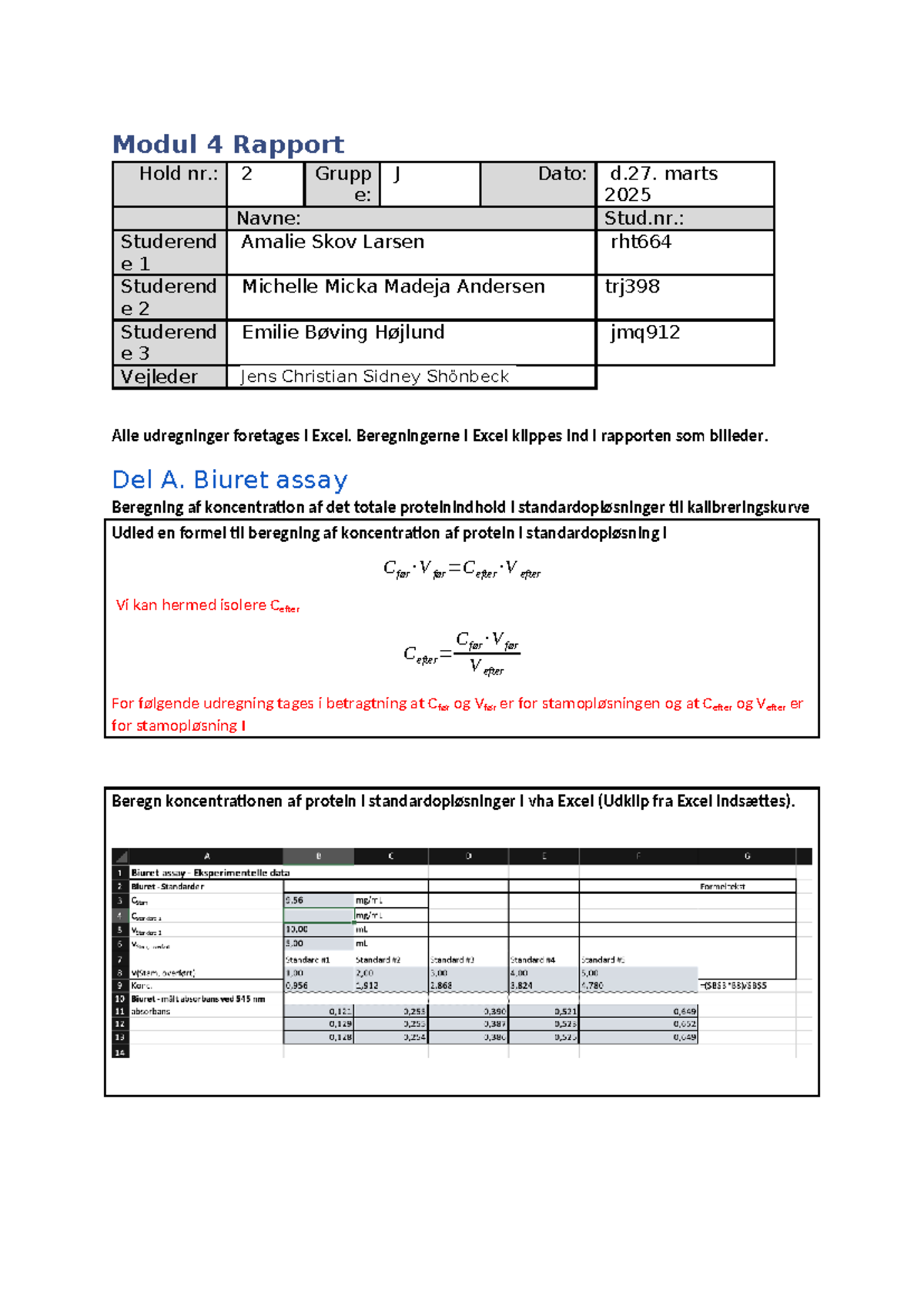 Kvalitetsvurdering Rapport 4 - Modul 4, Hold nr. 2, Dato: 27. marts ...