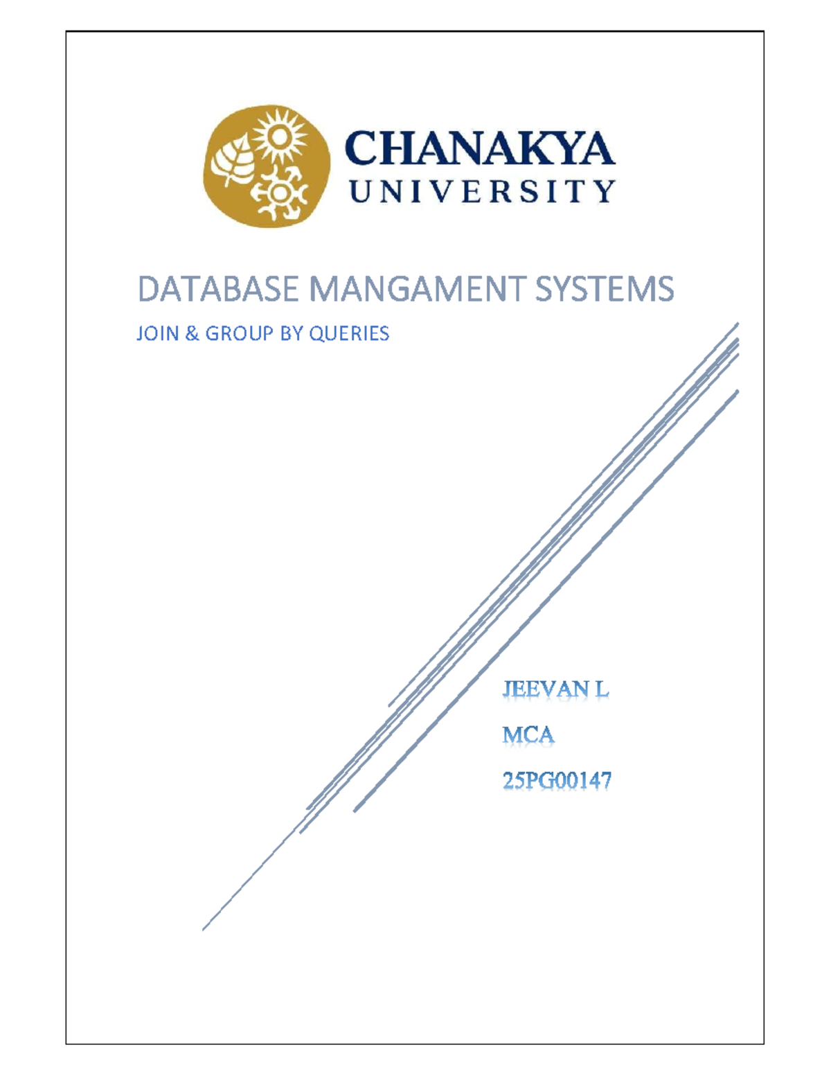 DBMS Group Queries & Table Creation - Jeevan DBMS - Studocu