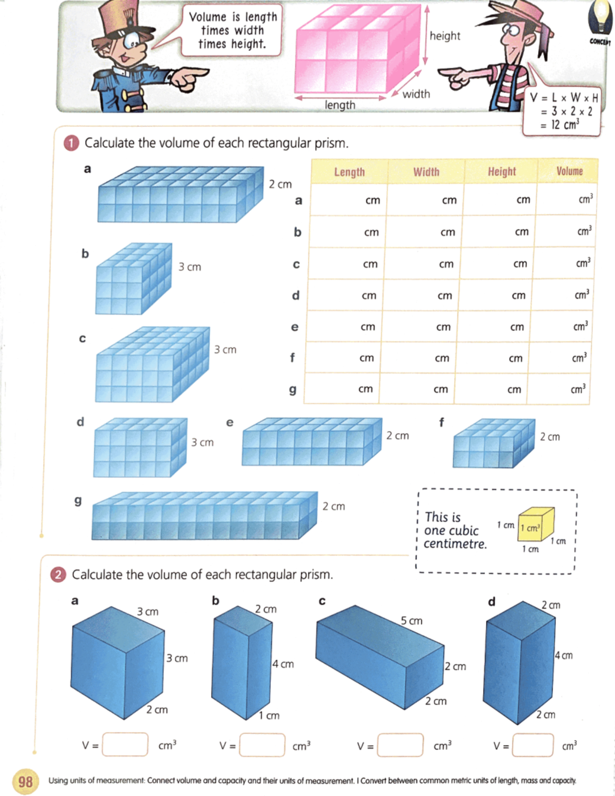 Volume Calculation for Rectangular Prisms - CONCEDT 3D Geometry - Studocu