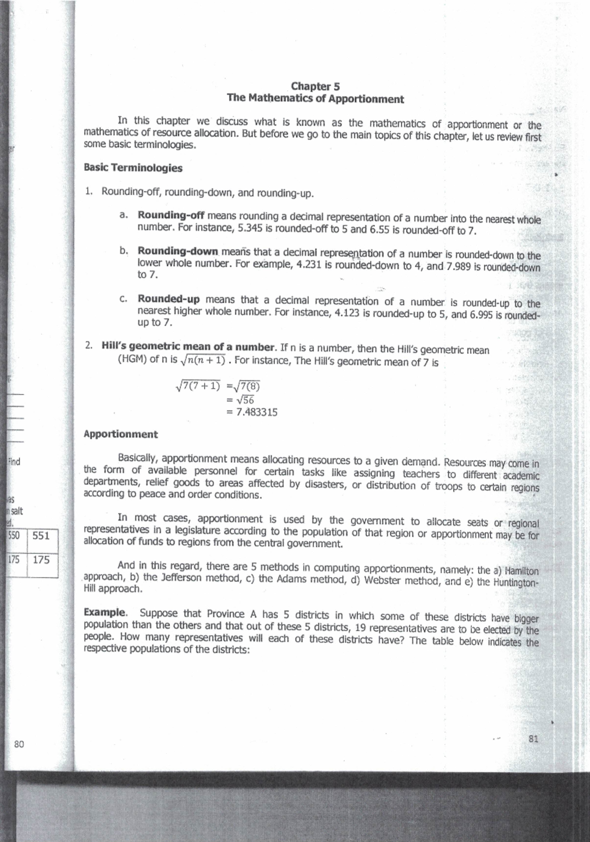 Chapter 5 Mathematics IN THE Modern World - Chapter 5 The Mathematics ...