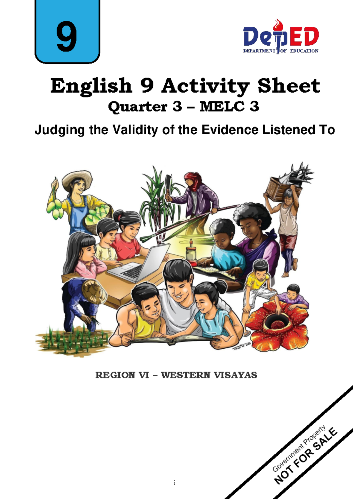 English 9 Activity Sheet Q3: Validity of Evidence Judgement - Studocu