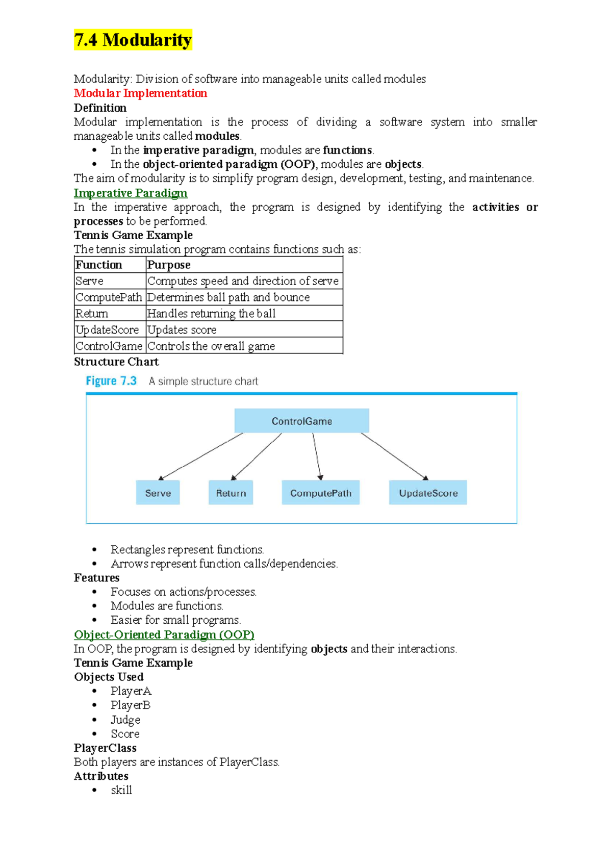 Module 4 Part 2: Notes on Modularity, Coupling, and Cohesion - Studocu