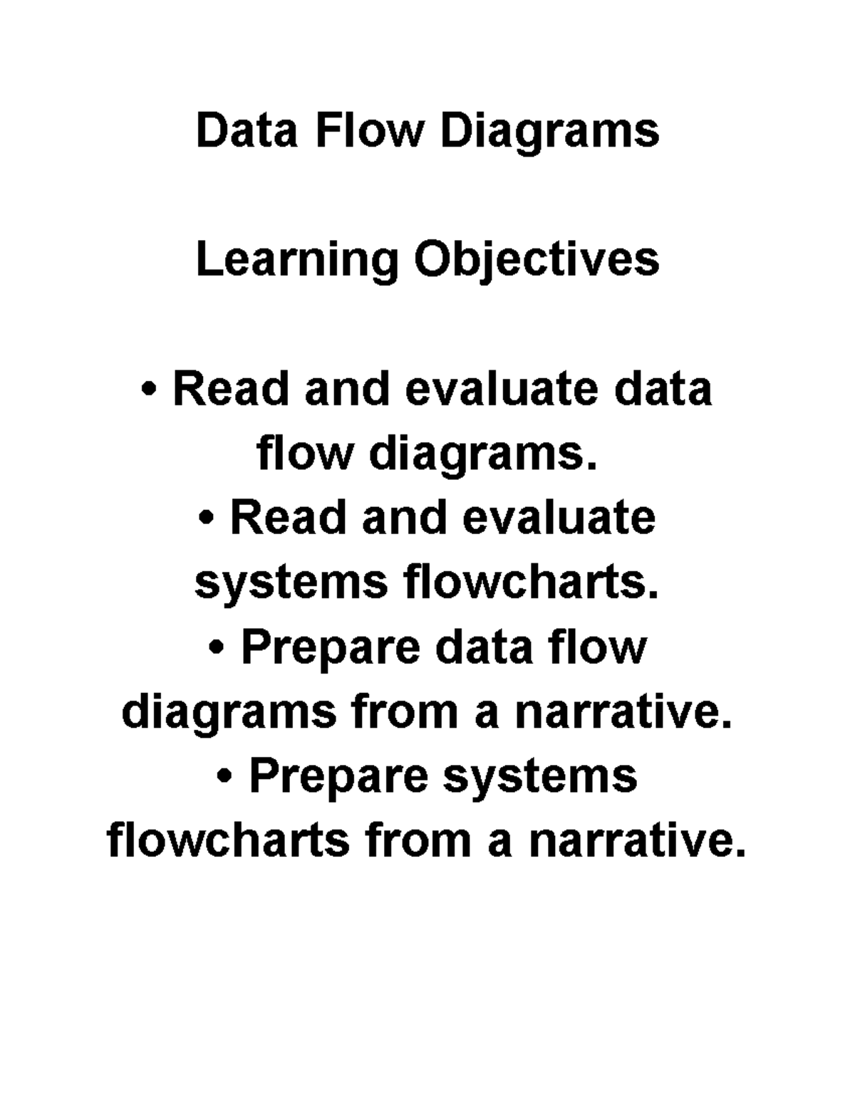 Data Flow Diagrams Overview and Evaluation Guide - Studocu