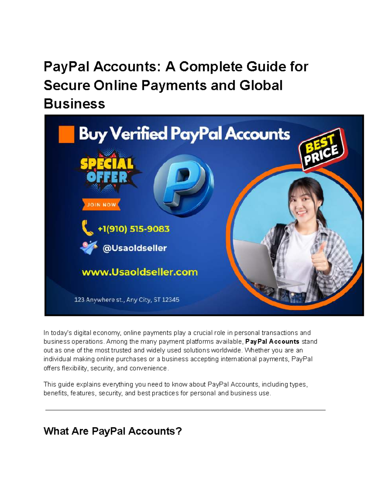 Step-by-Step Guide to Buying PayPal Accounts Quickly - Studocu
