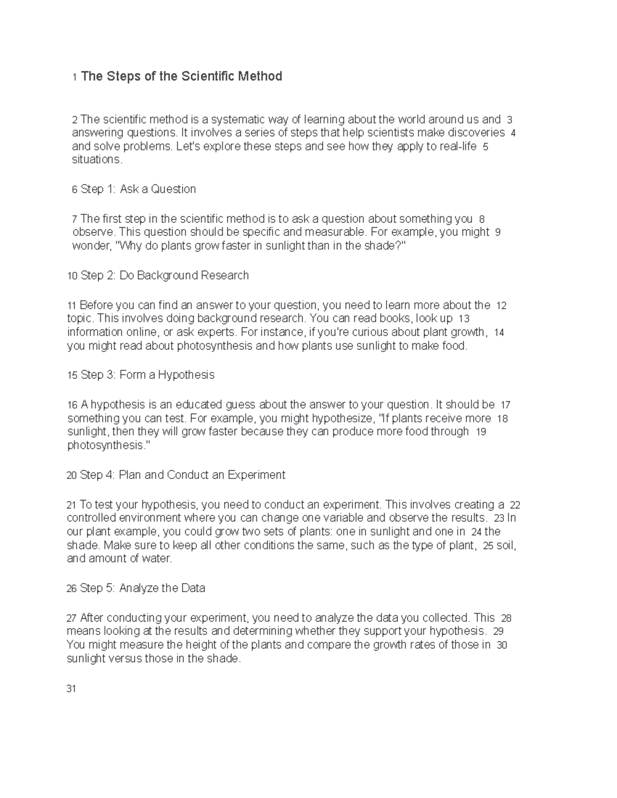 Title: Steps of the Scientific Method: Understanding Discovery ...