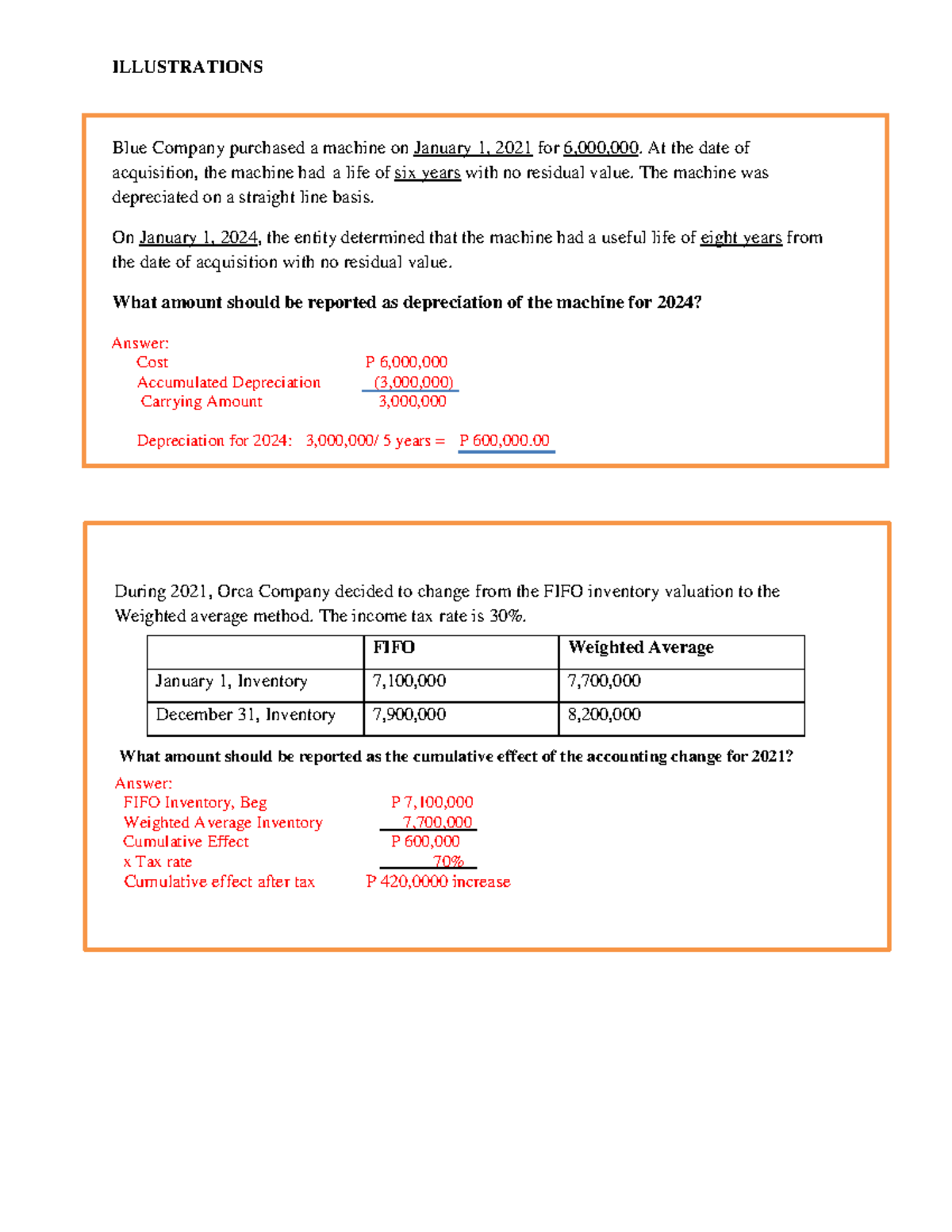 Chapter 08 - Accounting Changes & Depreciation Problems - Studocu