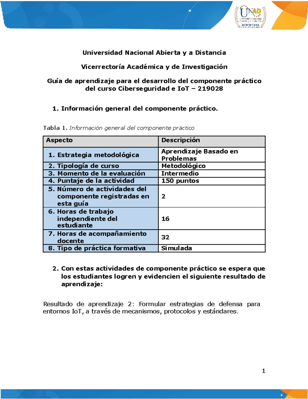 Guía de Aprendizaje Práctico Fase 3 - Ciberseguridad e IoT 219028 - Studocu