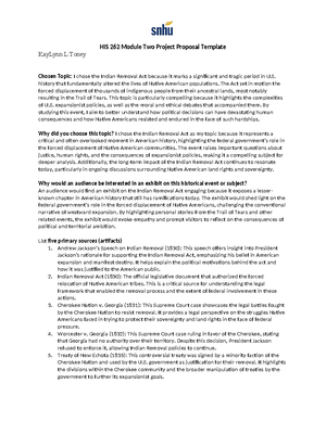 HIS 262 Module Six Historical Inquiry Strategy SCIM-C Template ...