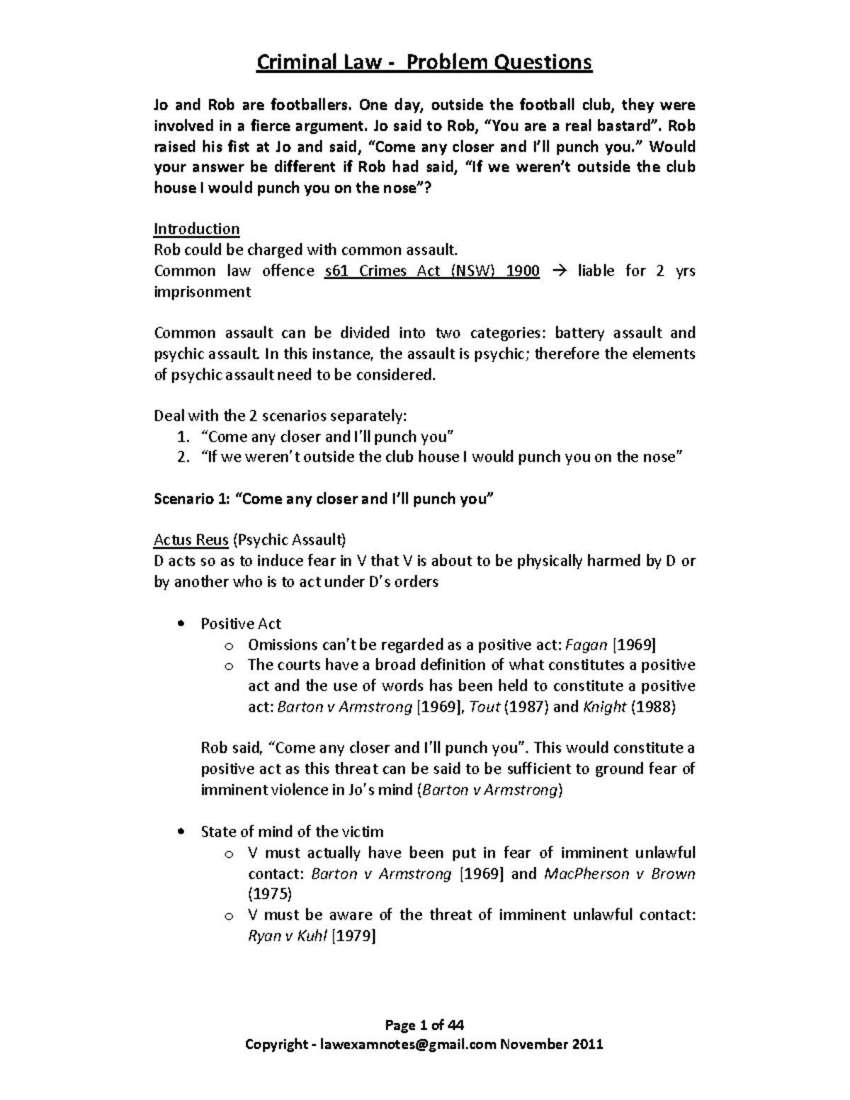 CSPA 1999 s 21A Factors - Printable Legislation - 21A Aggravating ...