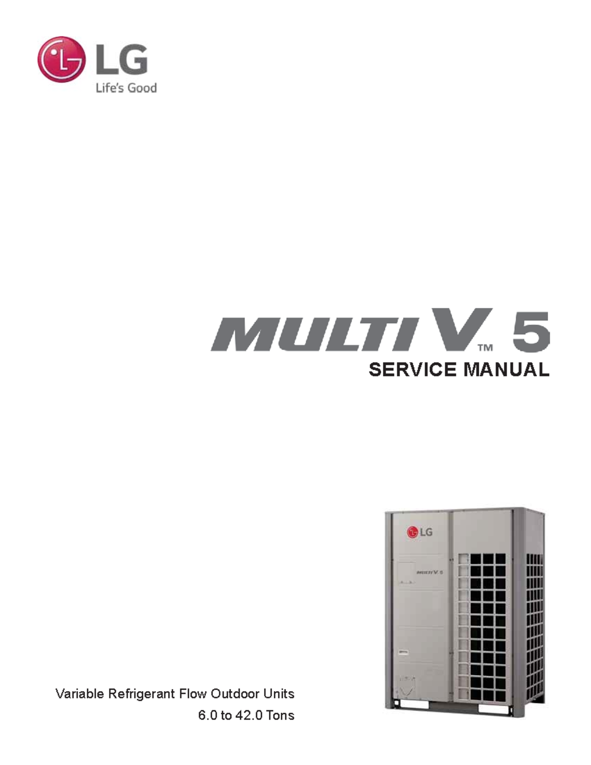 Service Manual Multi V 5 Outdoor Units - SERVICE MANUAL Variable ...