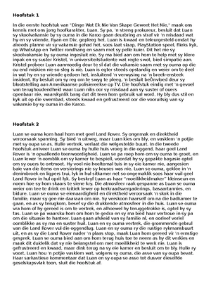 Afrikaans Term 1 Study notes - Stage 8 Kwartaal 1 Afrikaans E.A ...