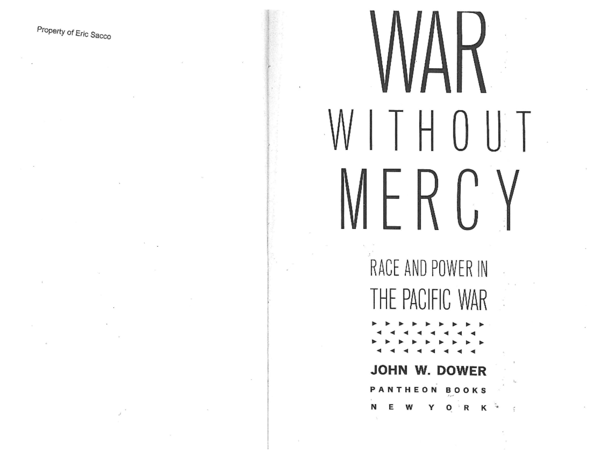 Racism and the Co-Prosperity Sphere: Insights from WW2 Document ...