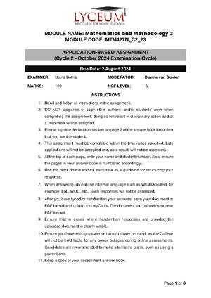 [Solved] As a Grade R teacher it will be required of you to ensure that ...