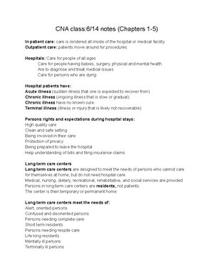 CNA Program: List of Medical Abbreviations and Meanings - CNA Program ...