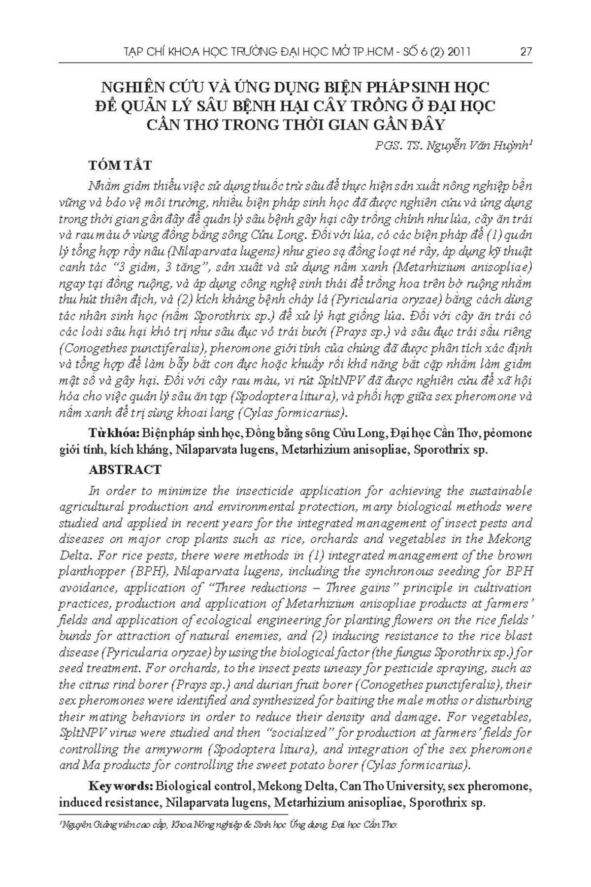 1204 2735 2 PB - gjfjf - NGHIÊN CỨU VÀ ỨNG DỤNG BIỆN PHÁP SINH HỌC Để ...