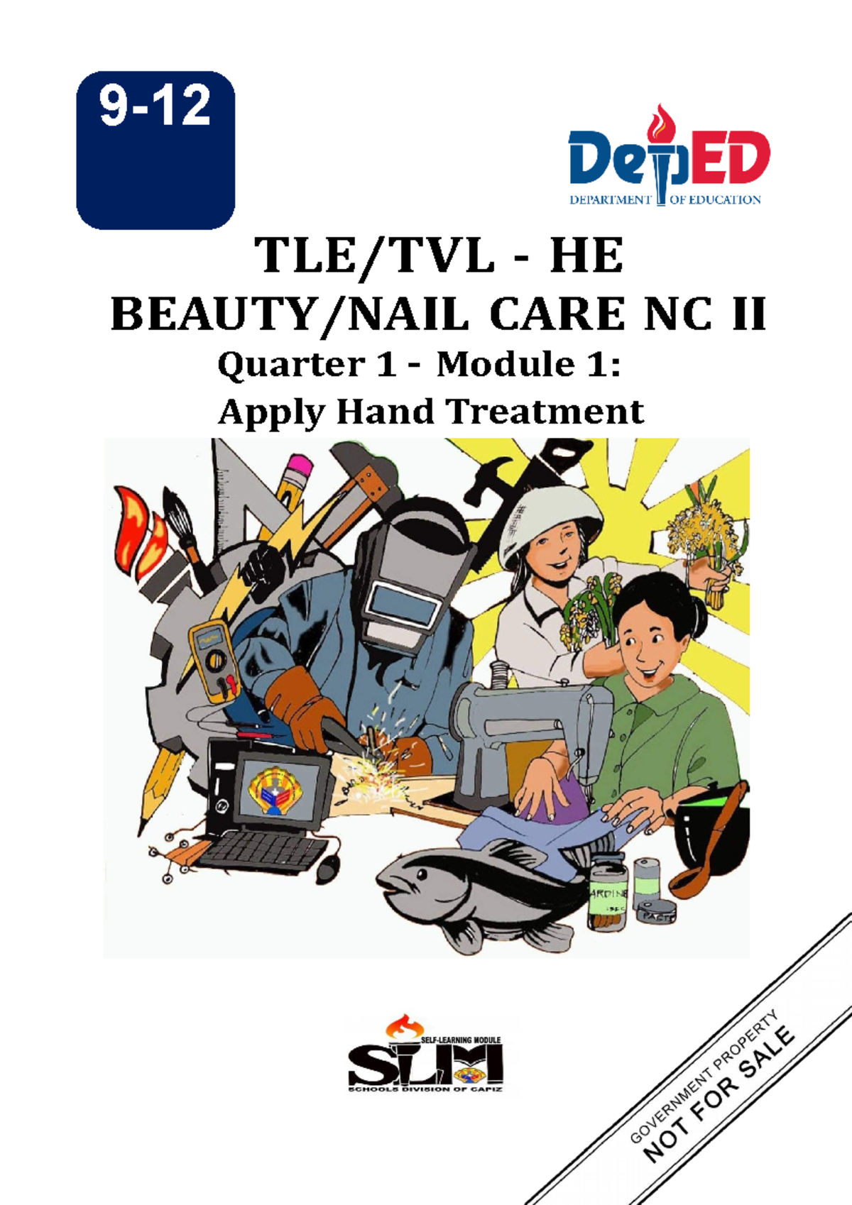 TLE/TVL - HE Beauty/Nail Care NC II Q1 Module 1: Hand Treatment Guide ...