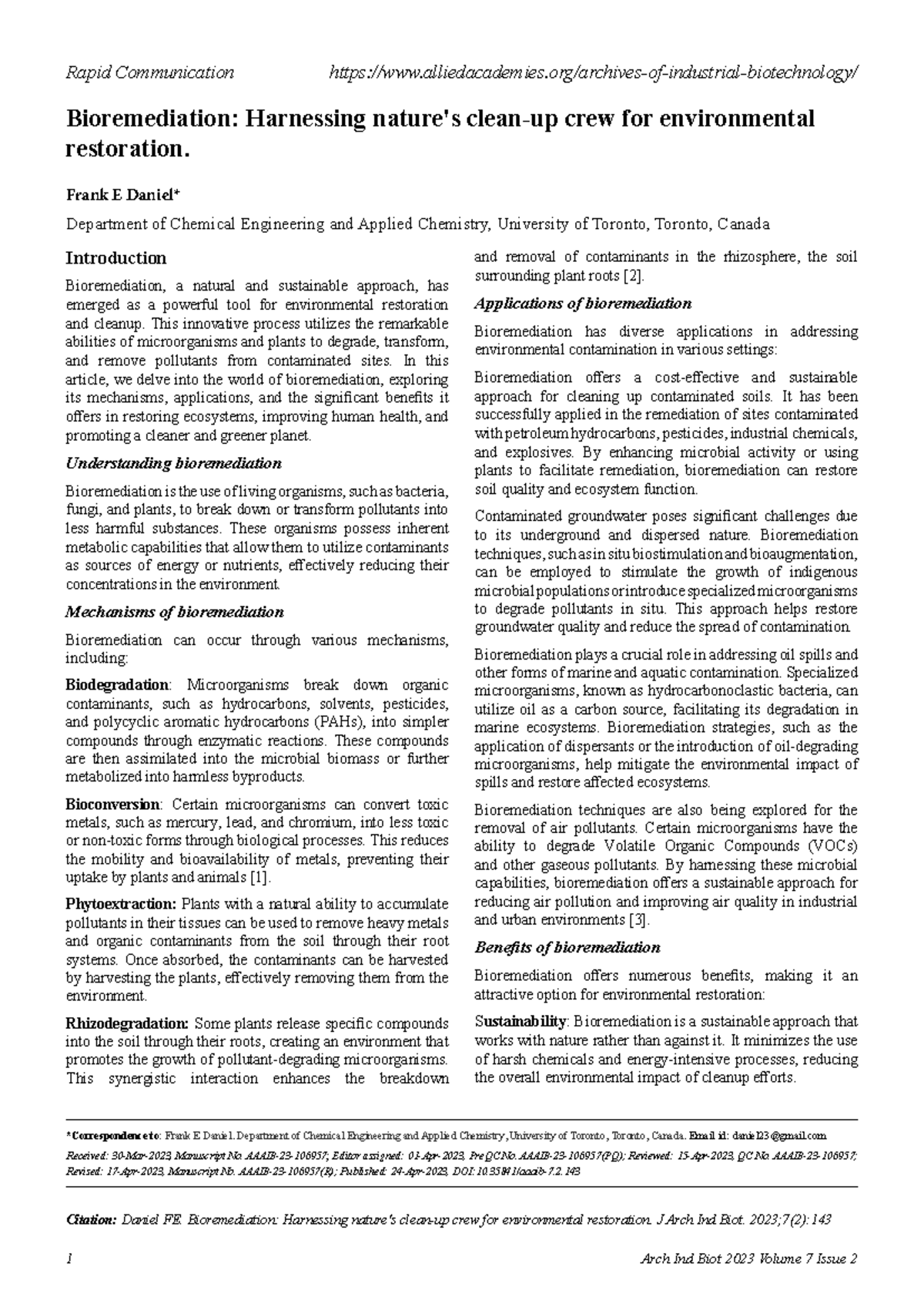 Bioremediation harnessing natures cleanup crew for environmental ...