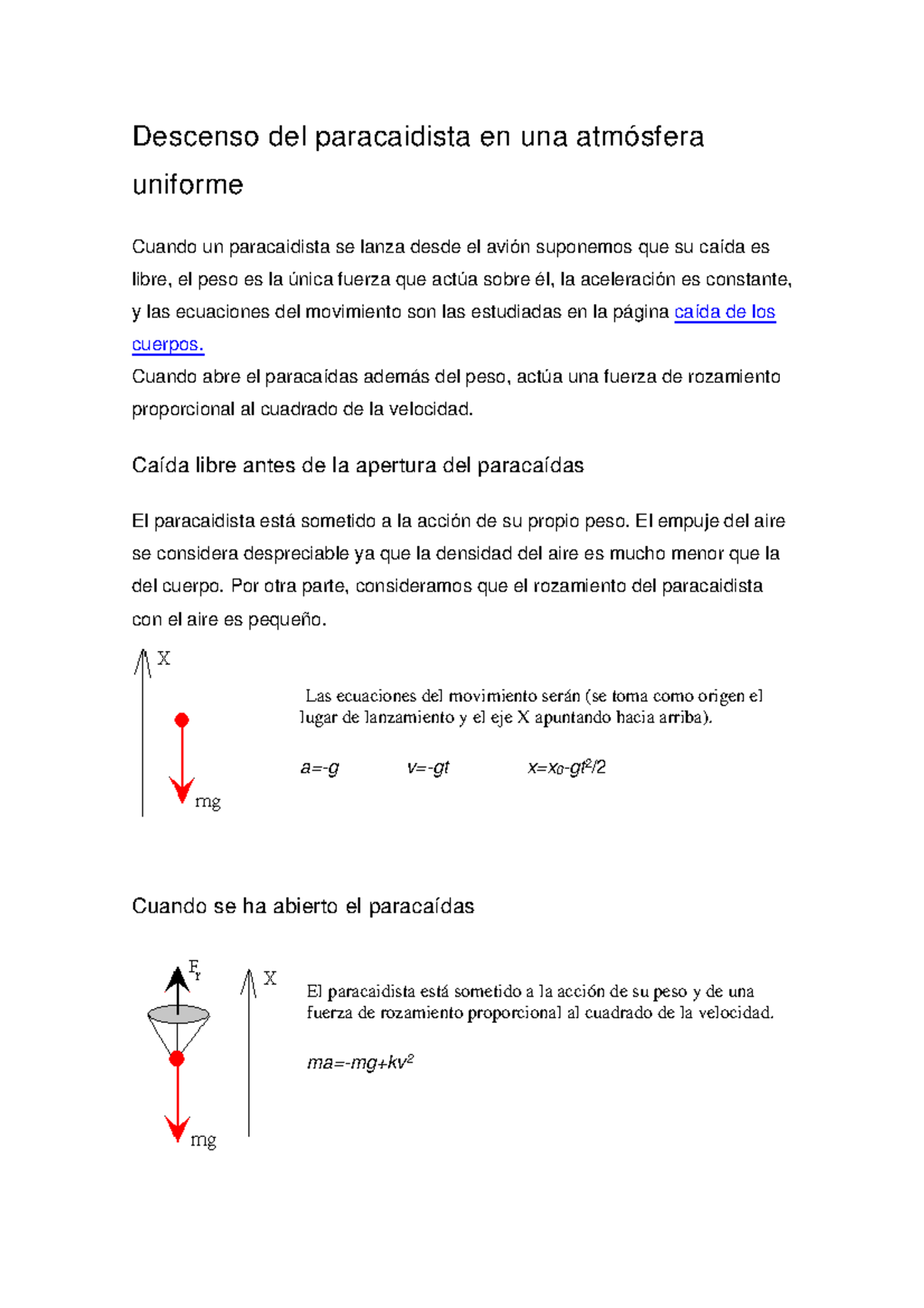Modelo Matemático del Descenso de Paracaidistas en Medios No Uniformes ...