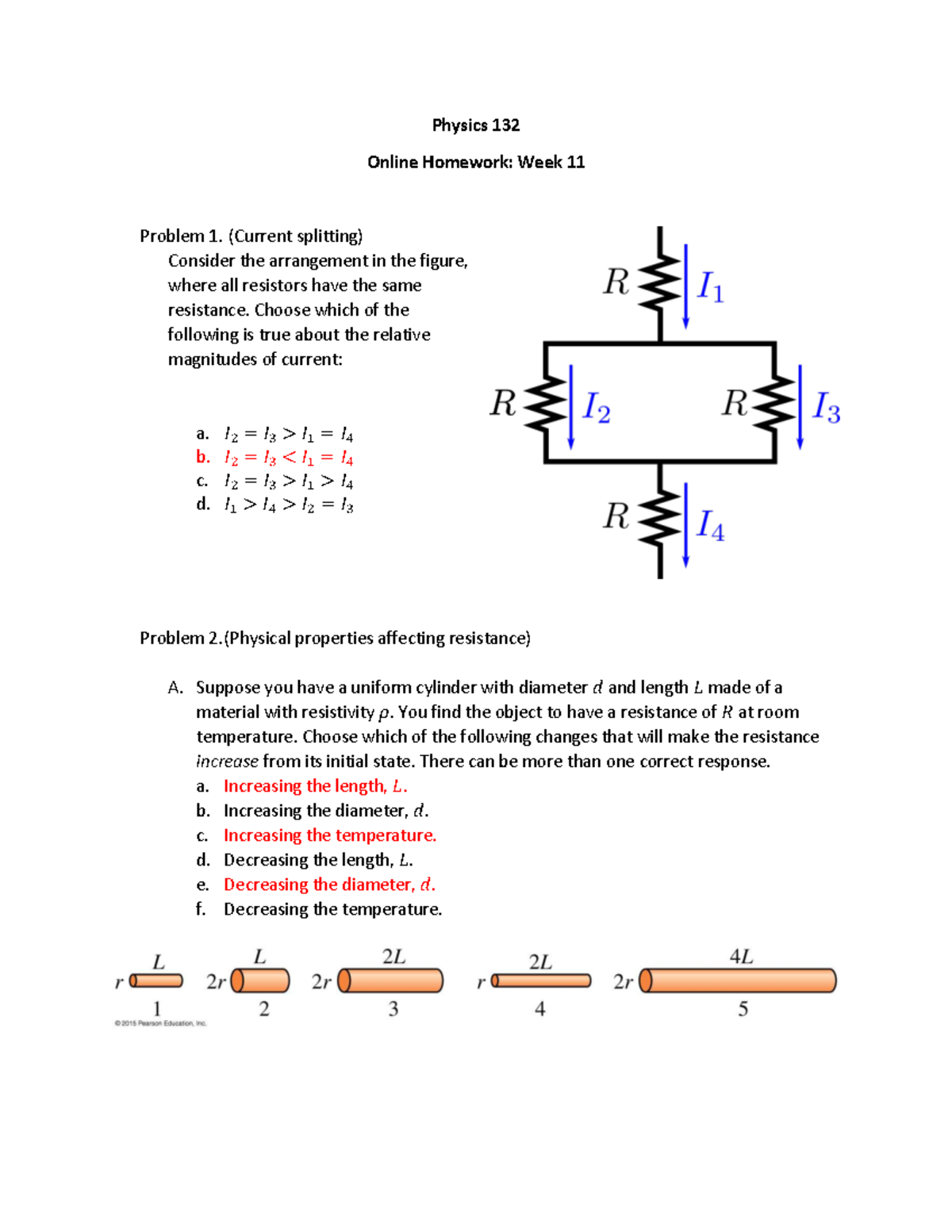 Physics 132 Online Homework solutions: Chapter 11 problems explained - Studocu