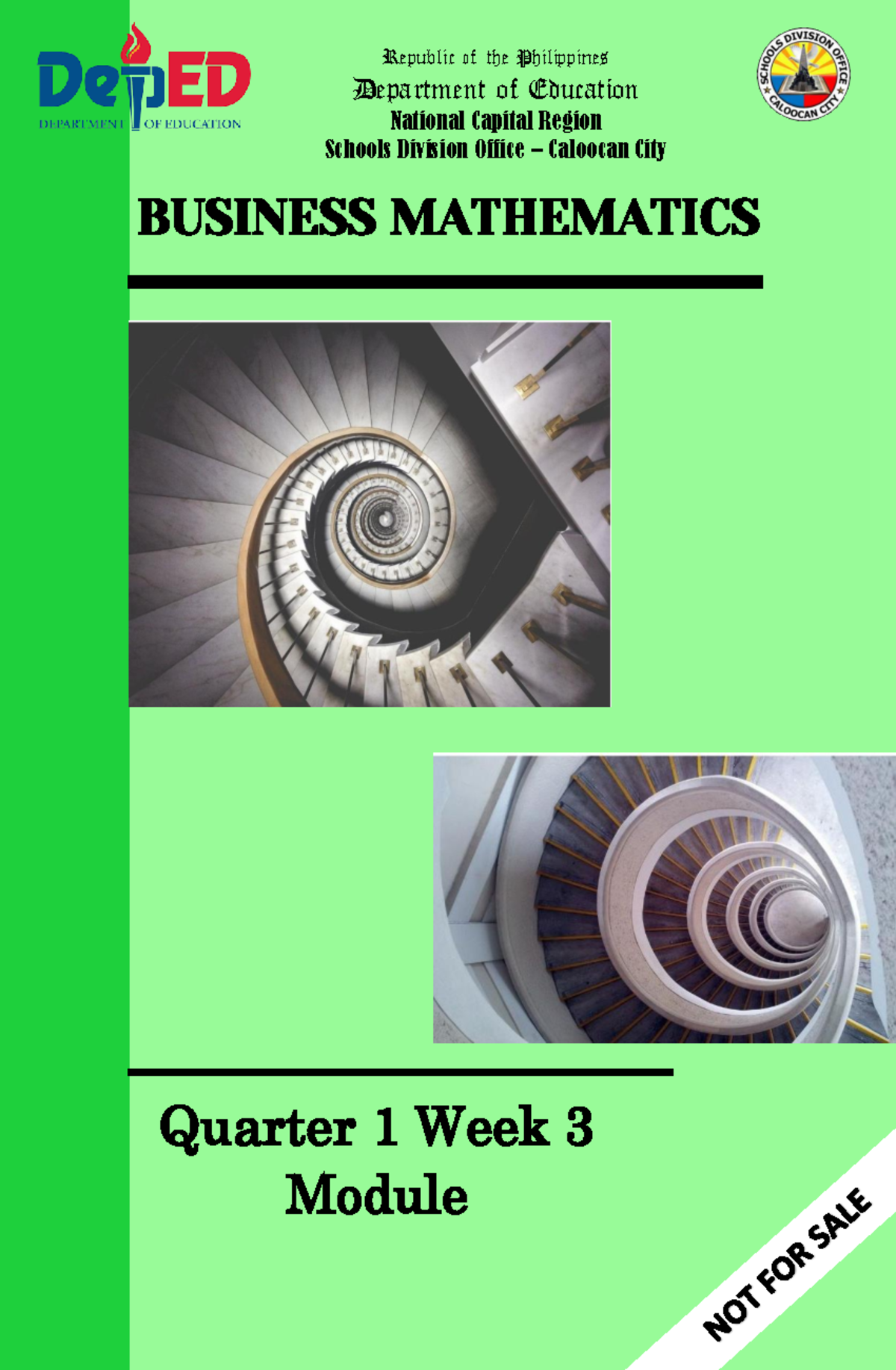 Week 3 Module in ABM Business Mathematics: Understanding Ratios ...