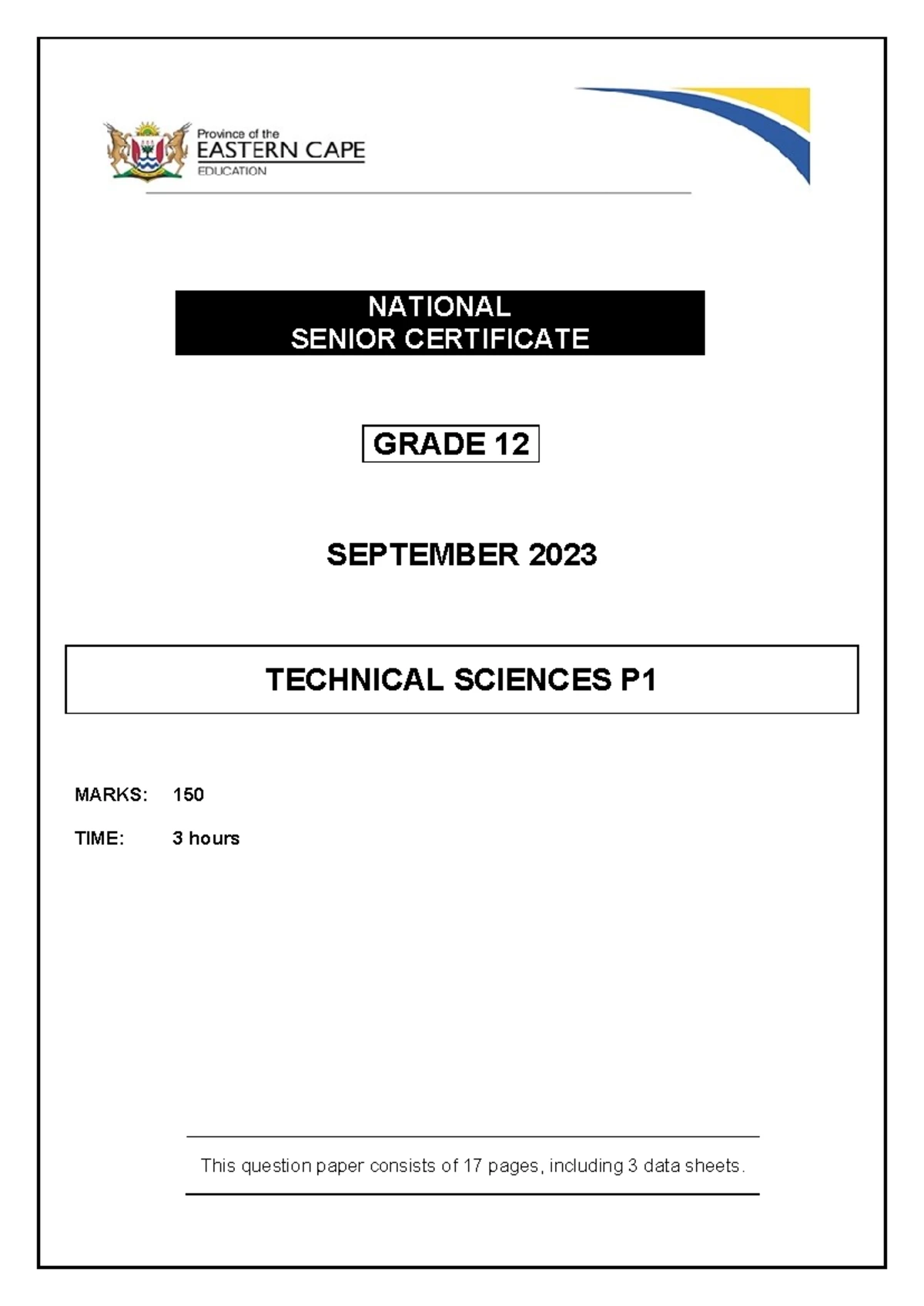 Technical Mathematics Term 1 Revision Material for Grade 12 (2024 ...