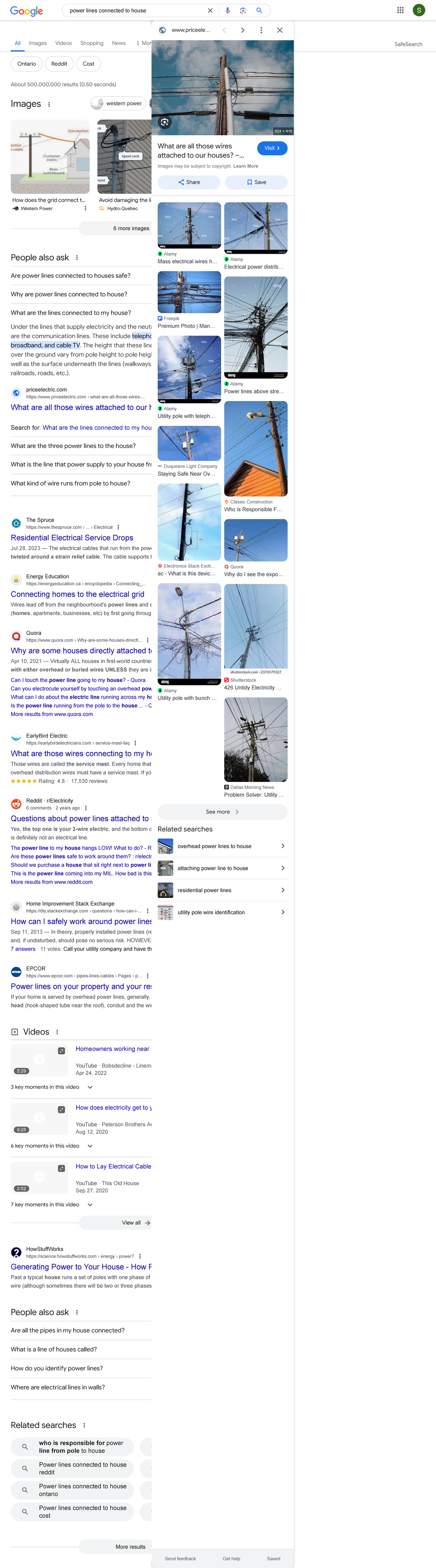 Power lines connected to house - Google Search - All Images Videos ...