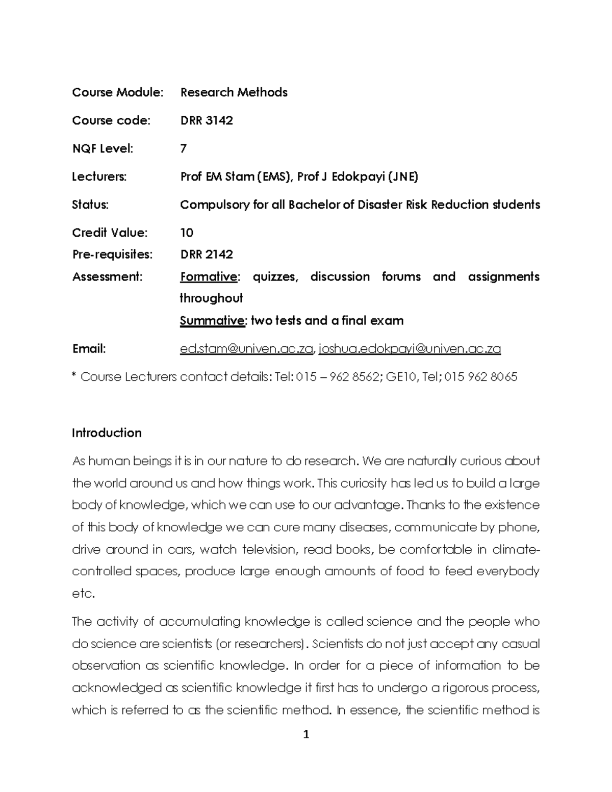 DRR 3142 Research Methods Study Guide 2025: Key Concepts & Assessment ...