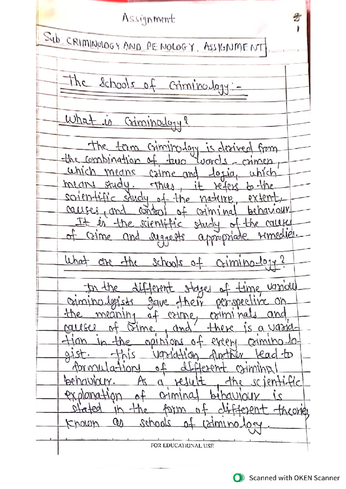 CRIM 101: Understanding the Schools of Criminology and Their Theories ...