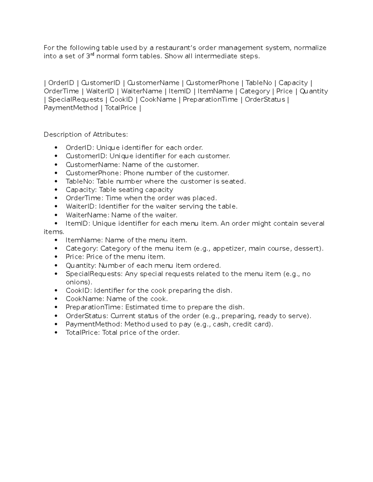 Normalization Examples for ER Diagrams in Database Design - Studocu