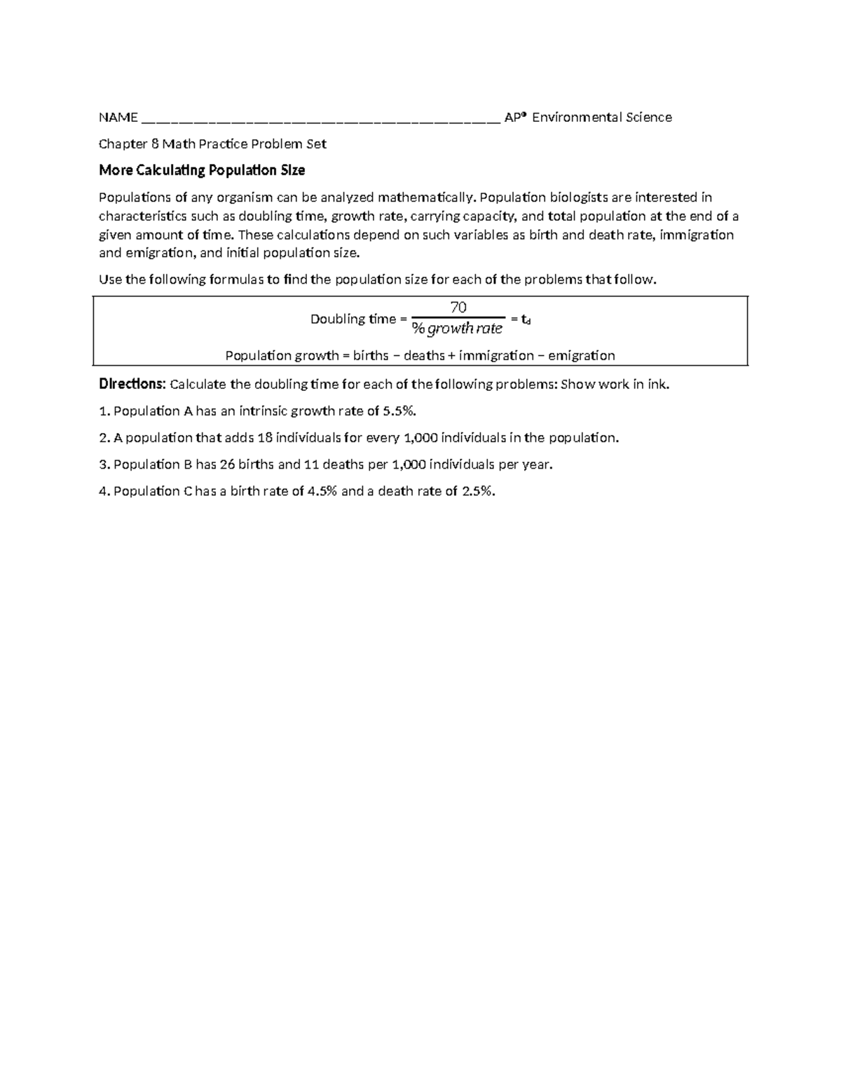 C 8 math WS - math sheet of invesigation 9 - NAME