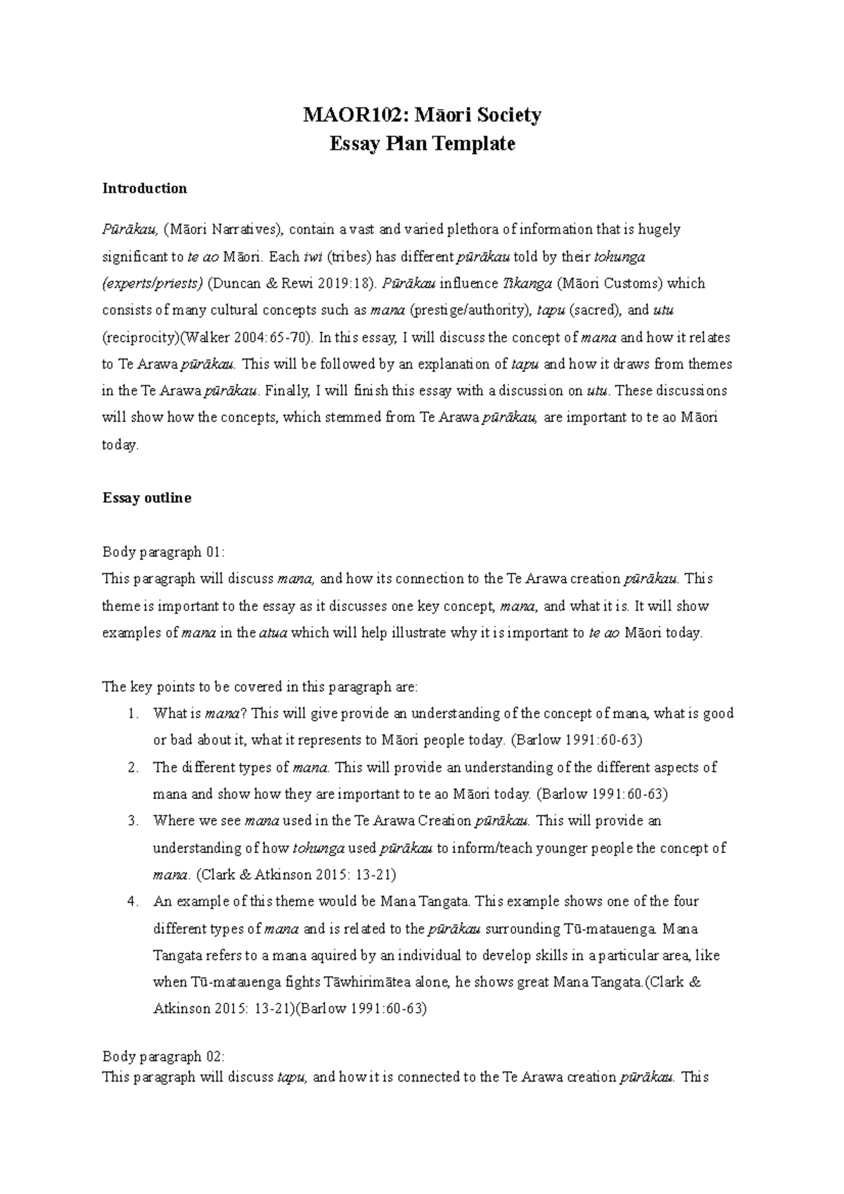 MAOR102 Te Wheke Health Model Essay: Insights and Applications - Studocu