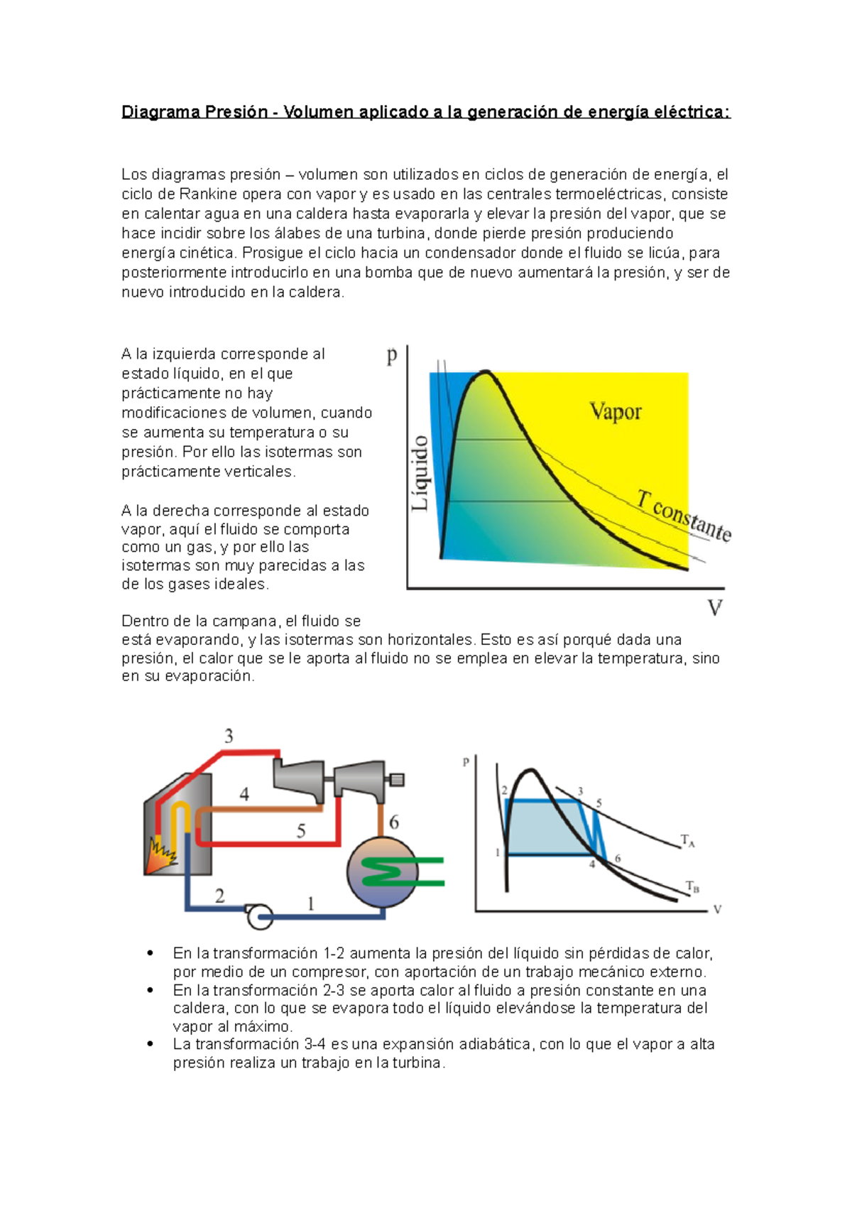 Diagrama Presión - Volumen - Diagrama Presión - Volumen aplicado a la ...