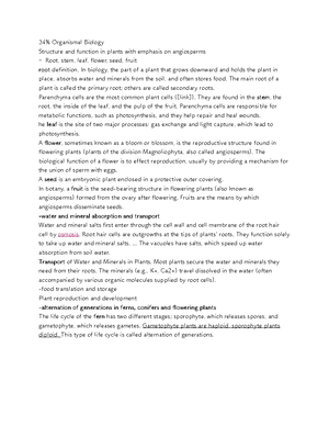 Diversity of living things handout for grade 11 - T. A. Blakelock Grade ...