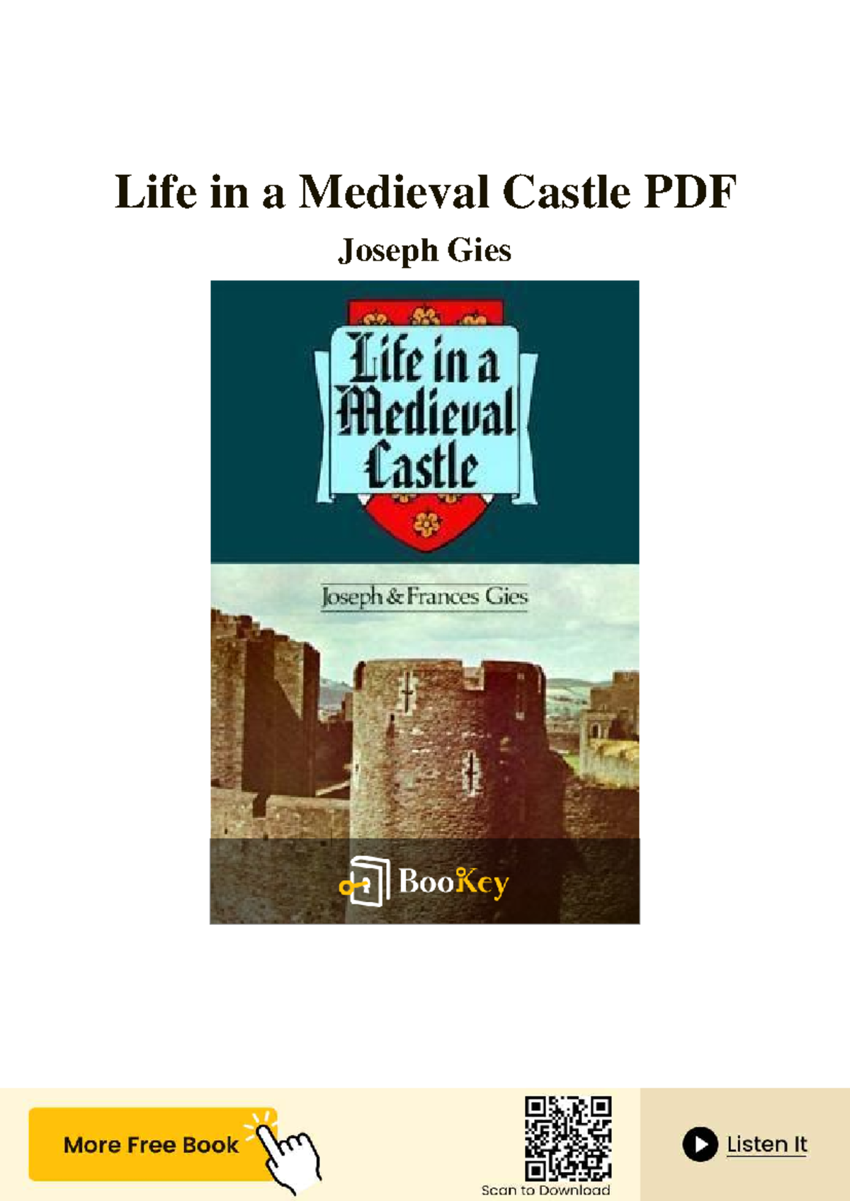 Life in a Medieval Castle (HIST 101) - Daily Life & Society in Feudal ...