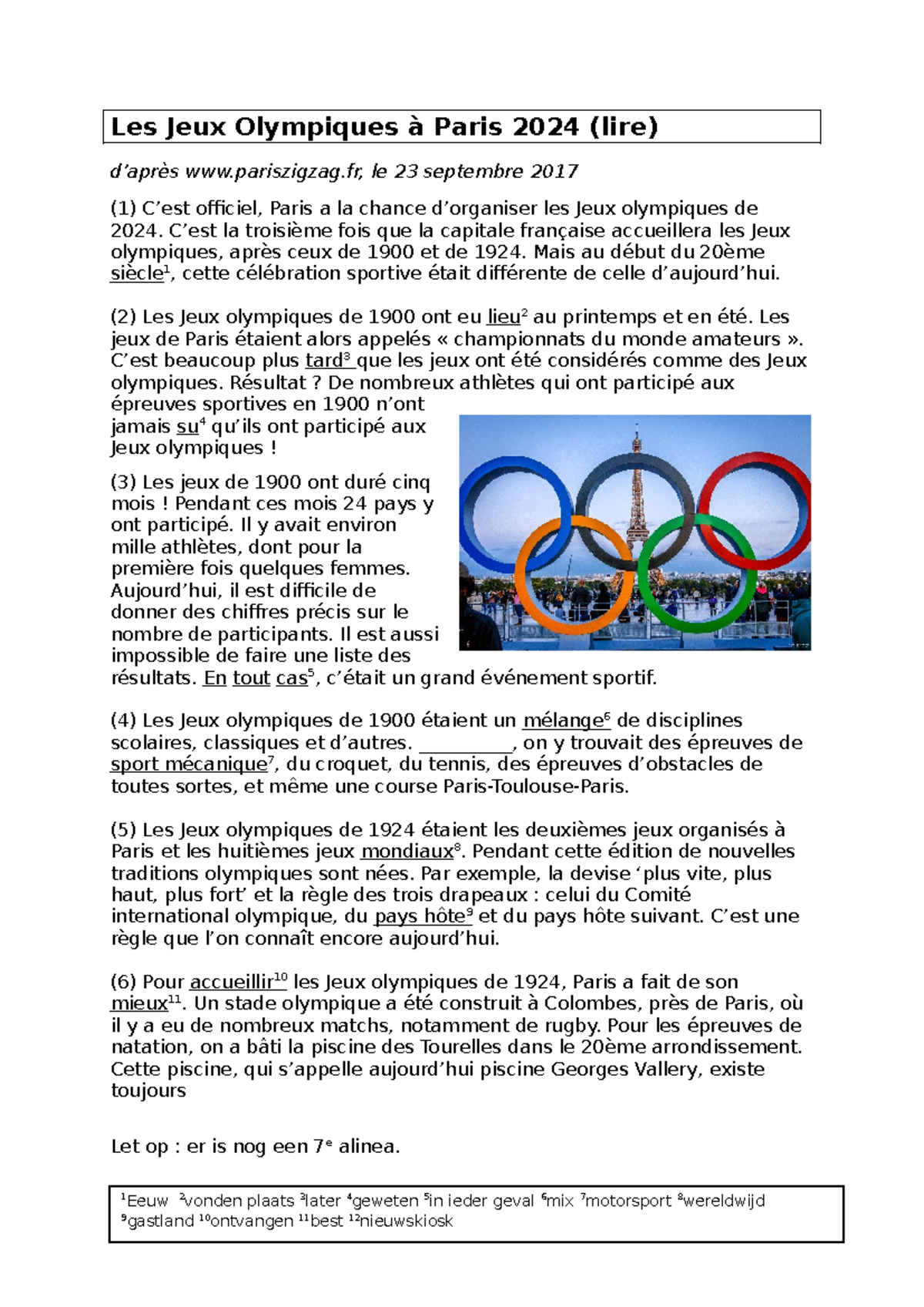 Les Jeux Olympiques de Paris 2024 : Histoire et Enjeux Sociaux ...