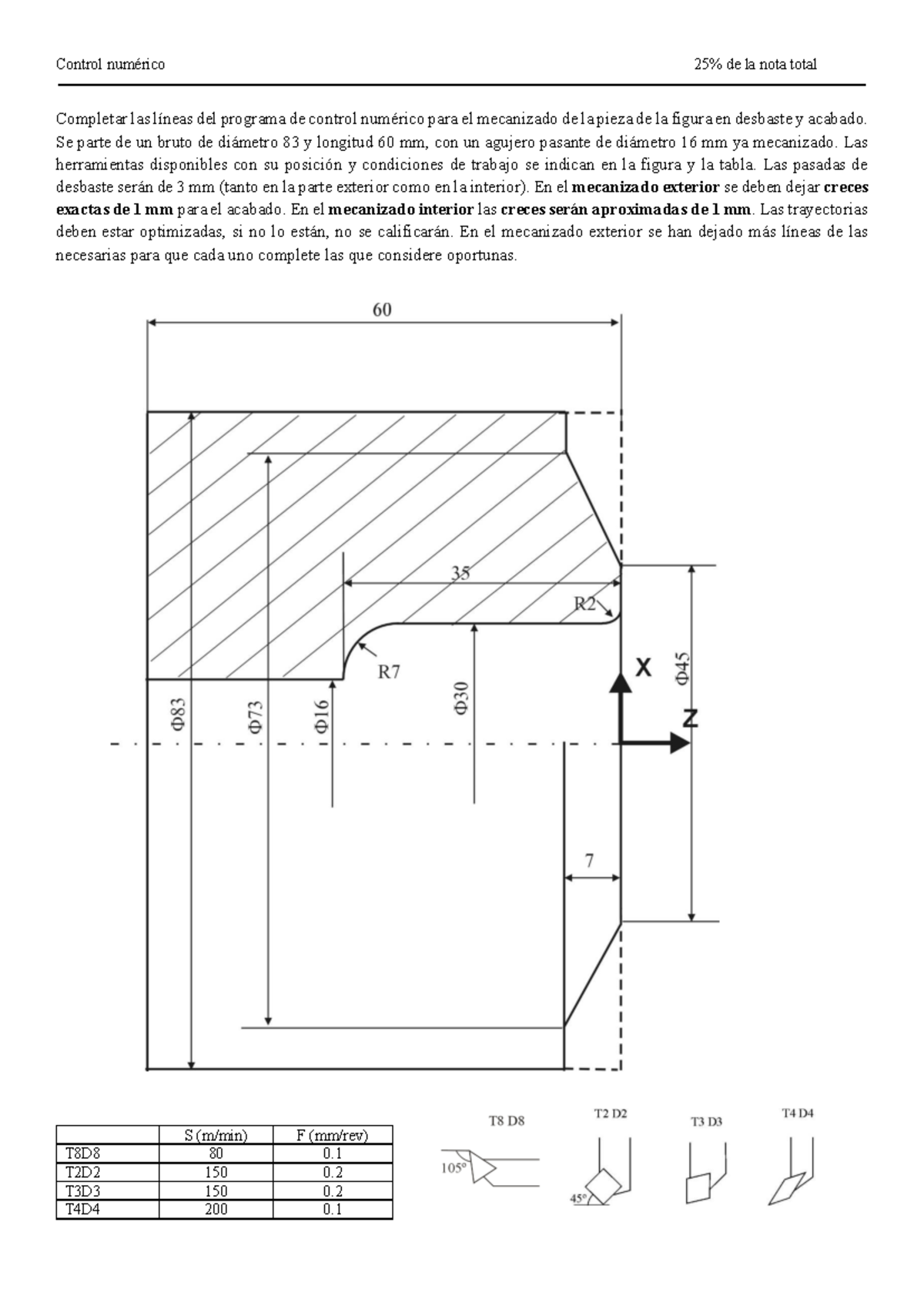 Control Numérico y Planificación de Procesos - Modelo A (T8D8) - Studocu
