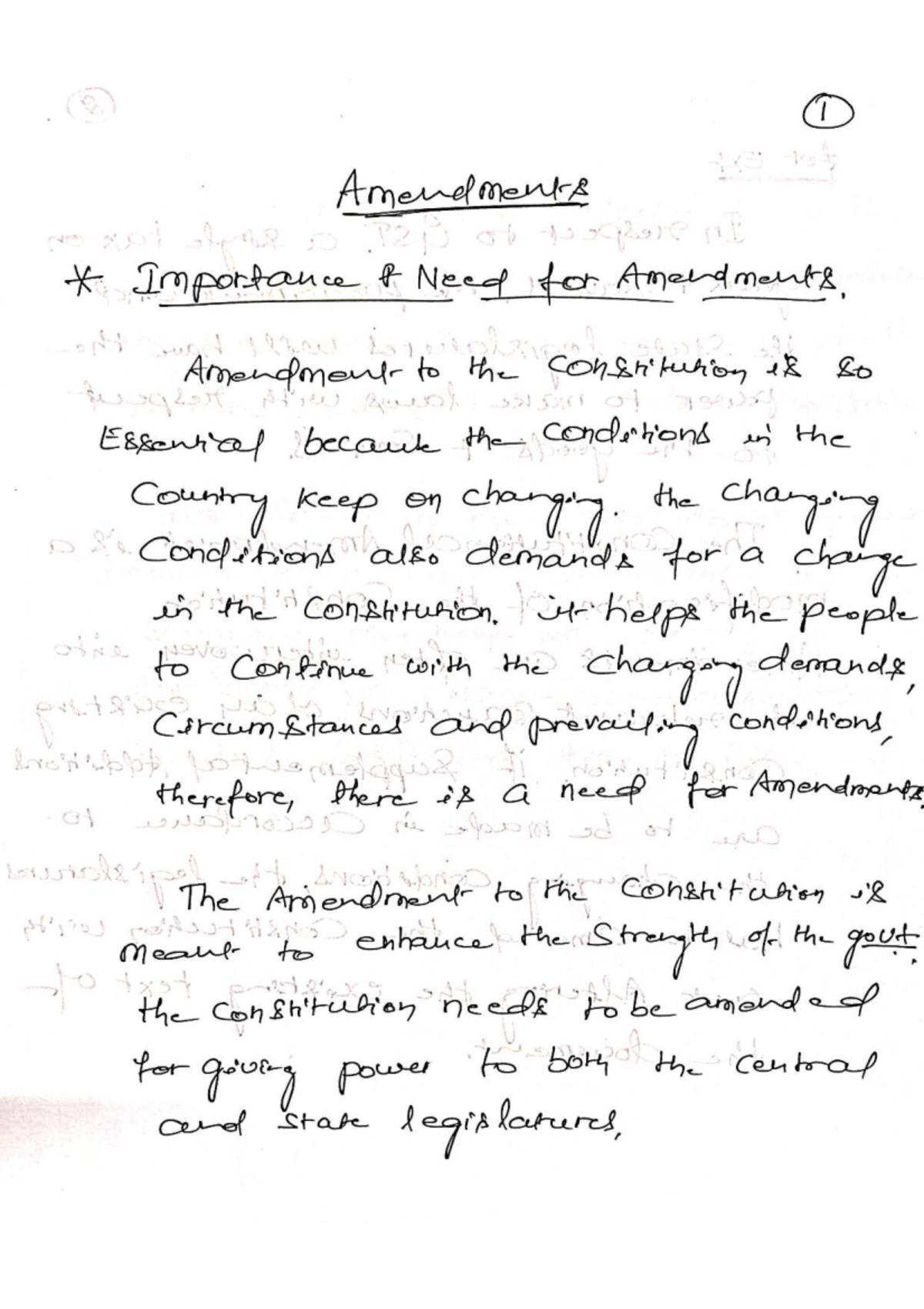 GE 1 4331 Importance of Constitutional Amendments and Their Methods ...