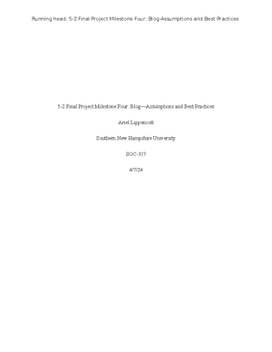 Module 3-sociology - Module 3 3-2 Journal James Quintal Soc- SNHU 1/26 ...