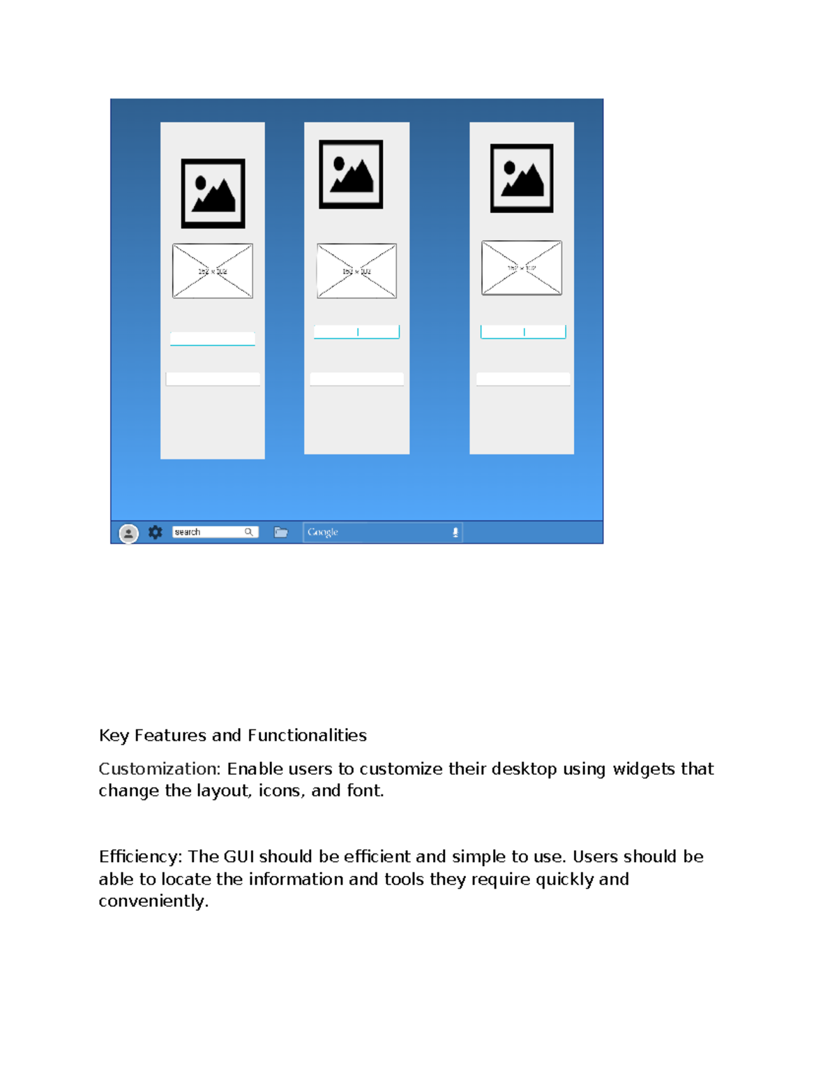 Unit 8 Learning Journal: GUI Key Features & Functionalities - Studocu
