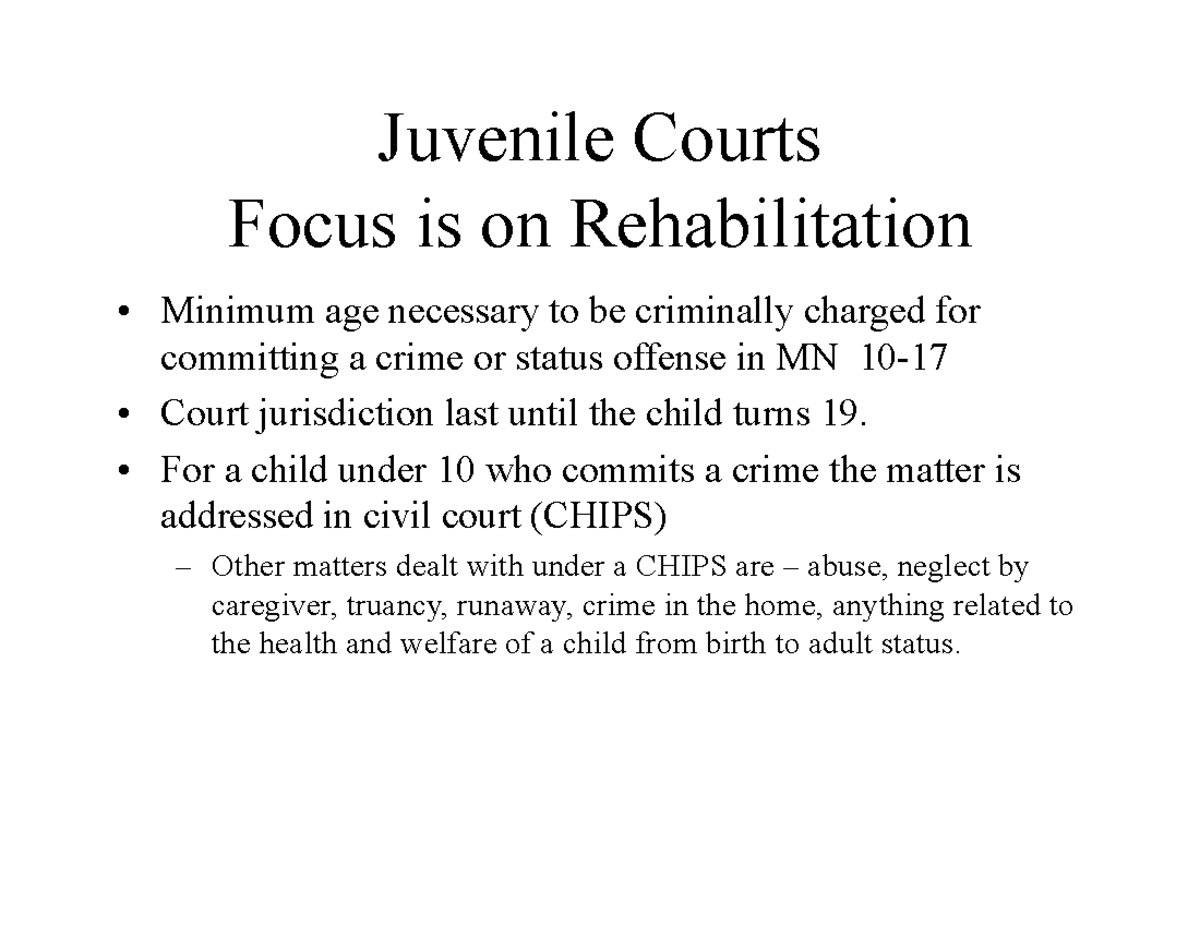 Understanding Sentencing in Juvenile and Adult Courts: EJJ ...