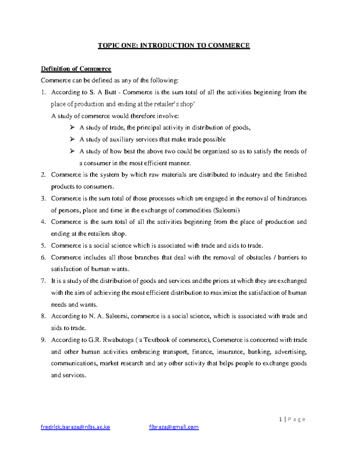 Commerce Notes: Understanding Concepts, Significance, and Divisions ...