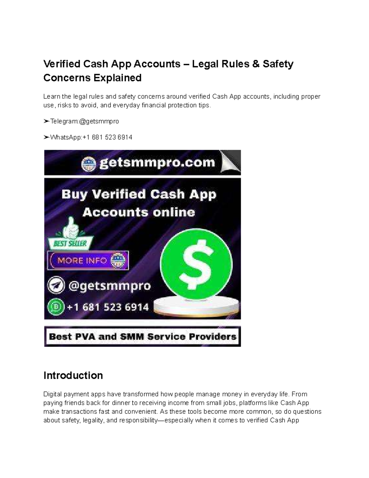Legal Status & Safety of Verified Cash App Accounts Explained (681 523 ...