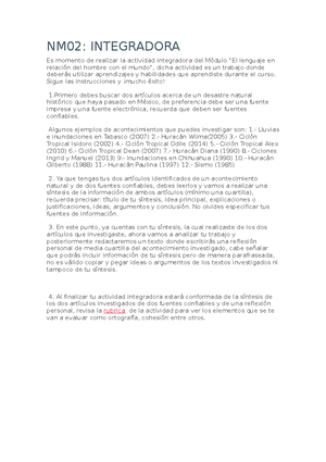 proyecto integrador M9 - Proyecto integrador. Construcción de la nación ...